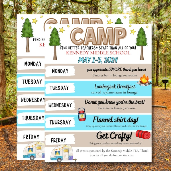 80s 90s Theme Teacher Appreciation Week Itinerary, Retro Throwback Old ...