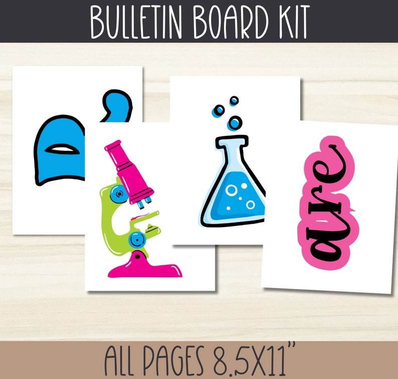 Inventors Are Thinkers Science Bulletin Board Kit (digital Download) - Etsy