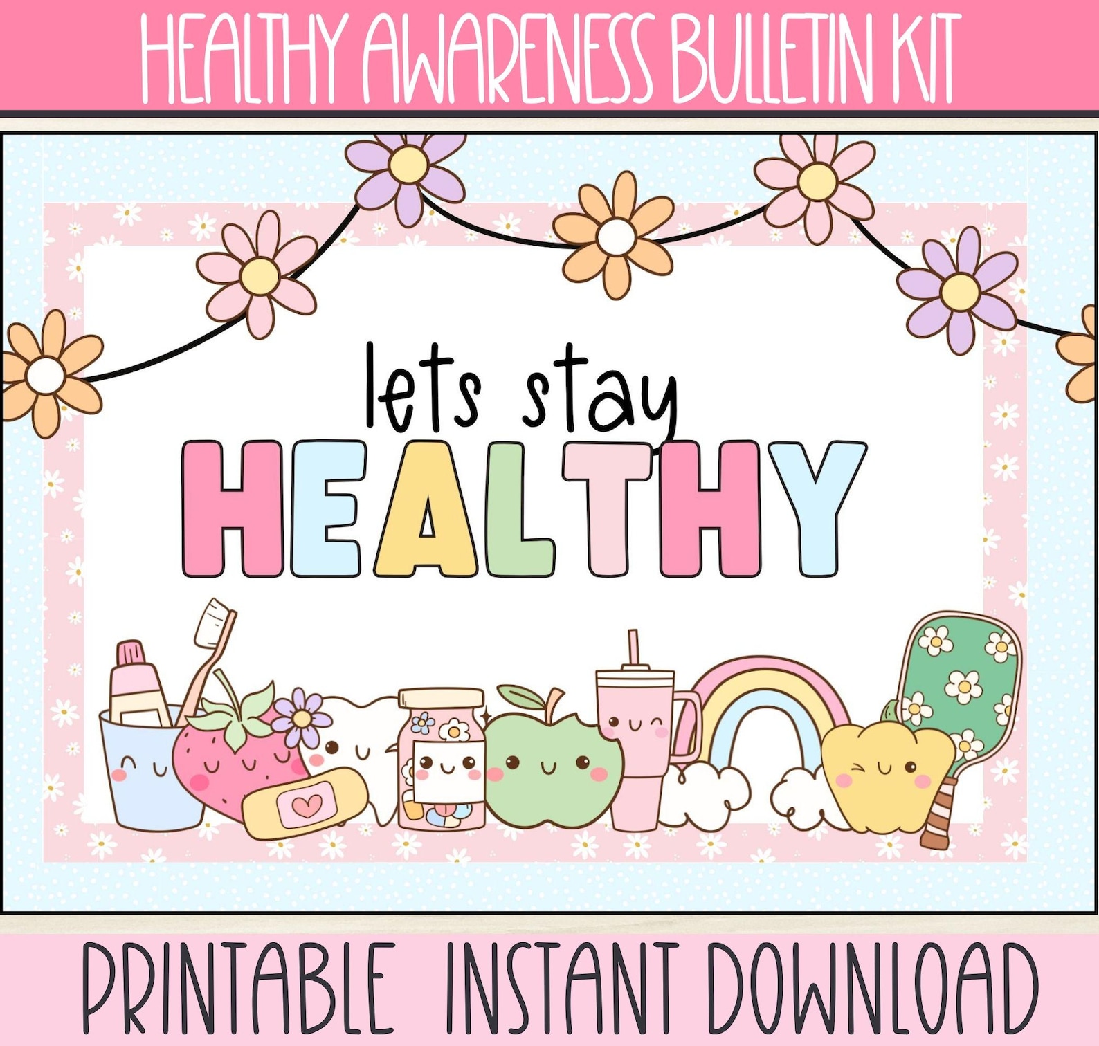 SCHOOL Health Bulletin Board | School Nurse Bulletin| Mental Health ...