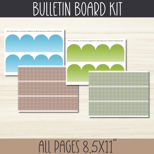 Camp Summer Bulletin Board Kit: Groovy Classroom Decor - Etsy