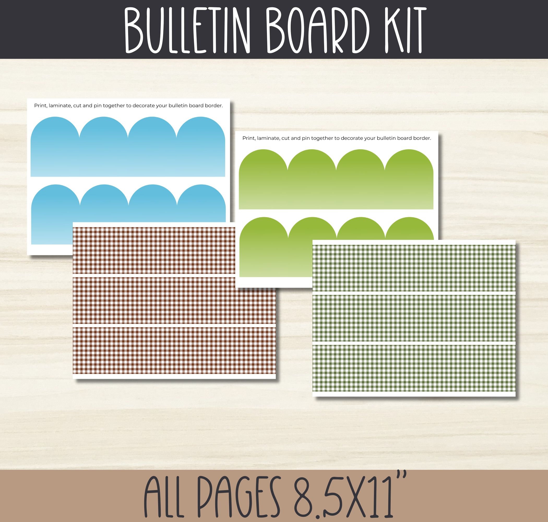 Camp Summer Bulletin Board Kit: Groovy Classroom Decor - Etsy