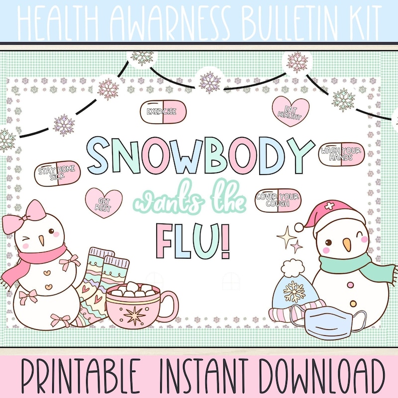 Flu Bulletin Board - Etsy