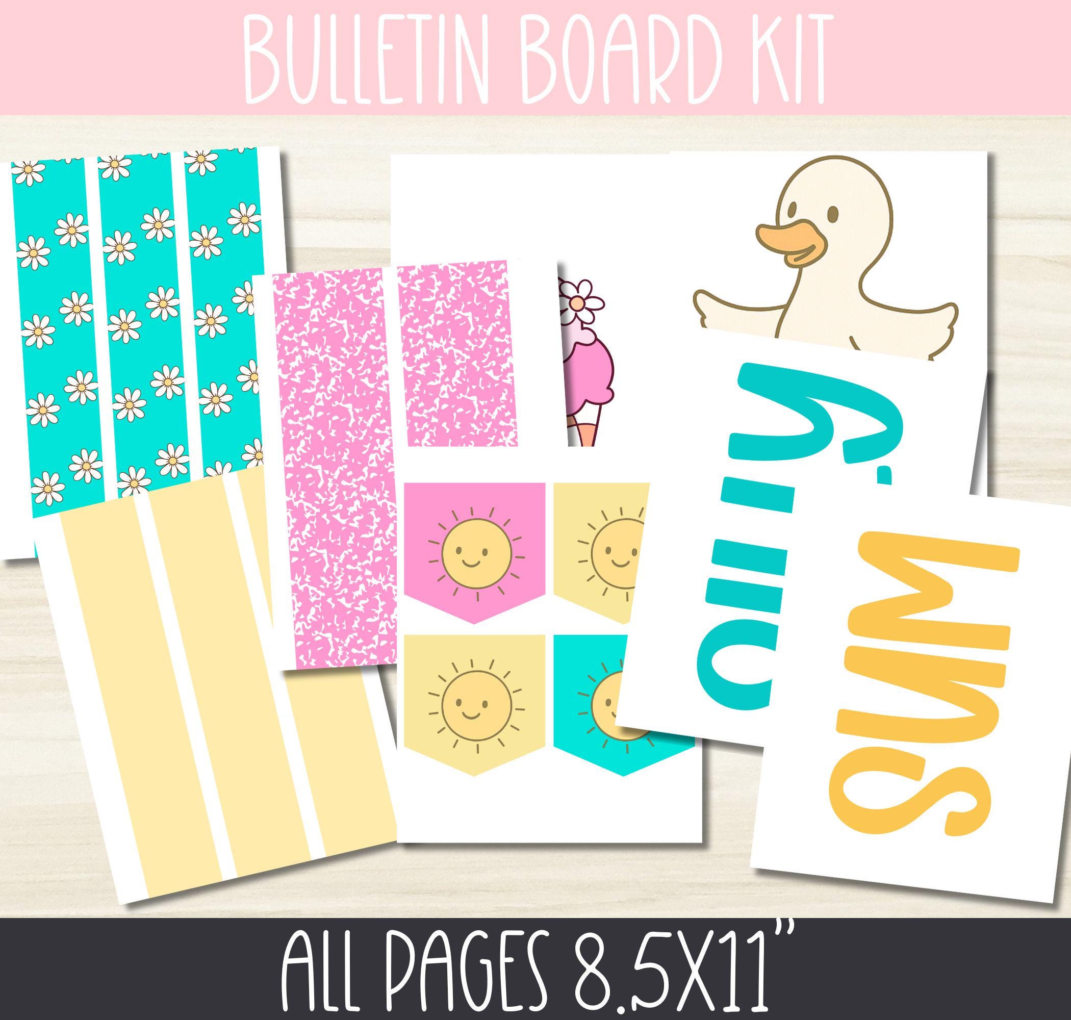 Silly Goose Summer Bulletin Board Kit (digital Download) - Etsy