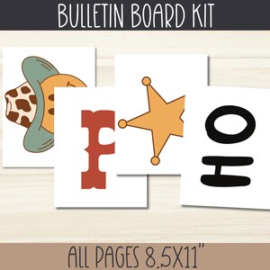 Howdy Partners Bulletin Board Kit: Retro Western Classroom Decor - Etsy