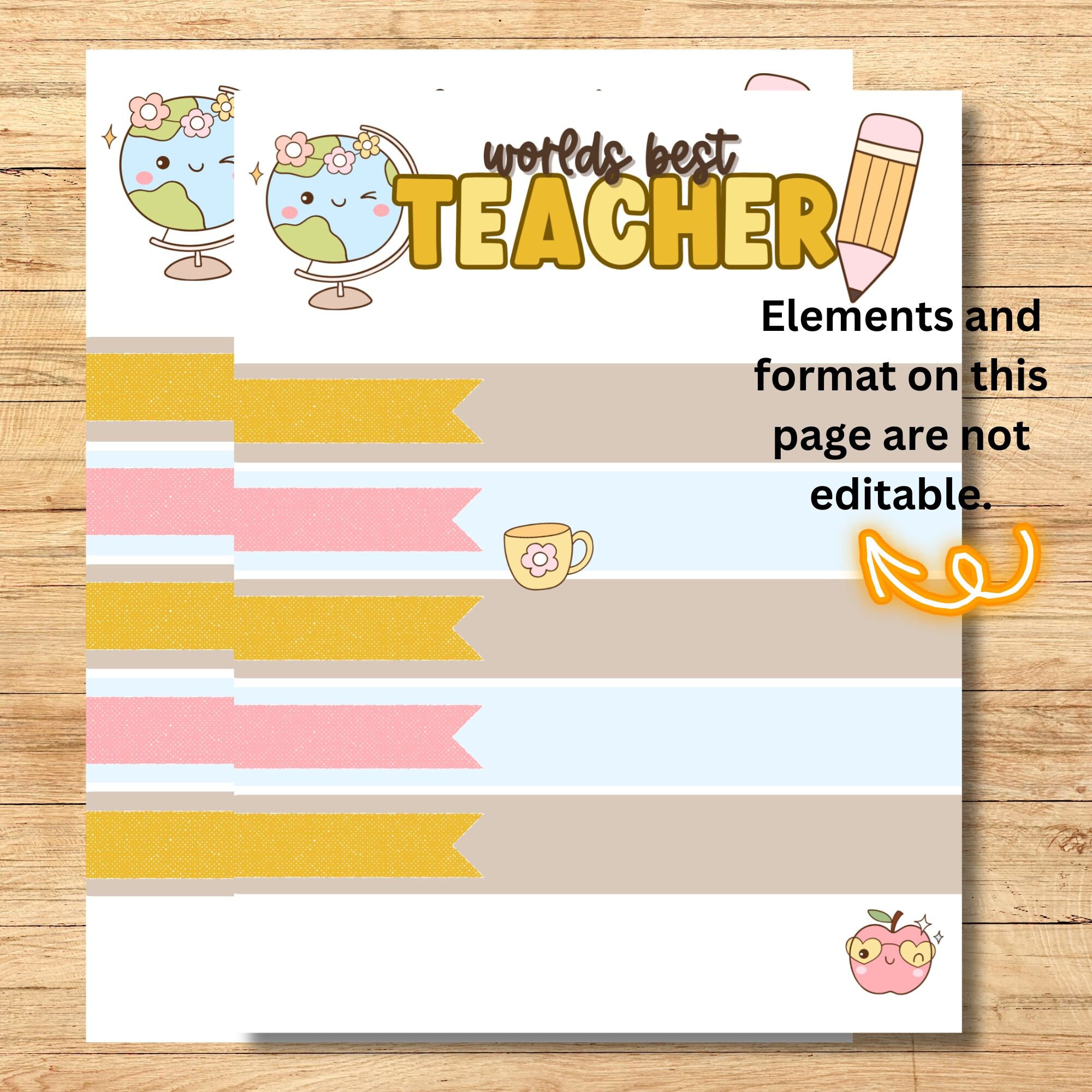 Worlds Best Teacher and Staff Week Itinerary | Teacher Appreciation ...