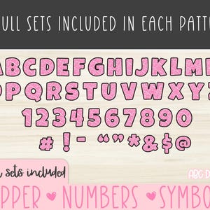 Pink Pencil Bulletin Board Letters: School Alphabet Kit (PDF ...