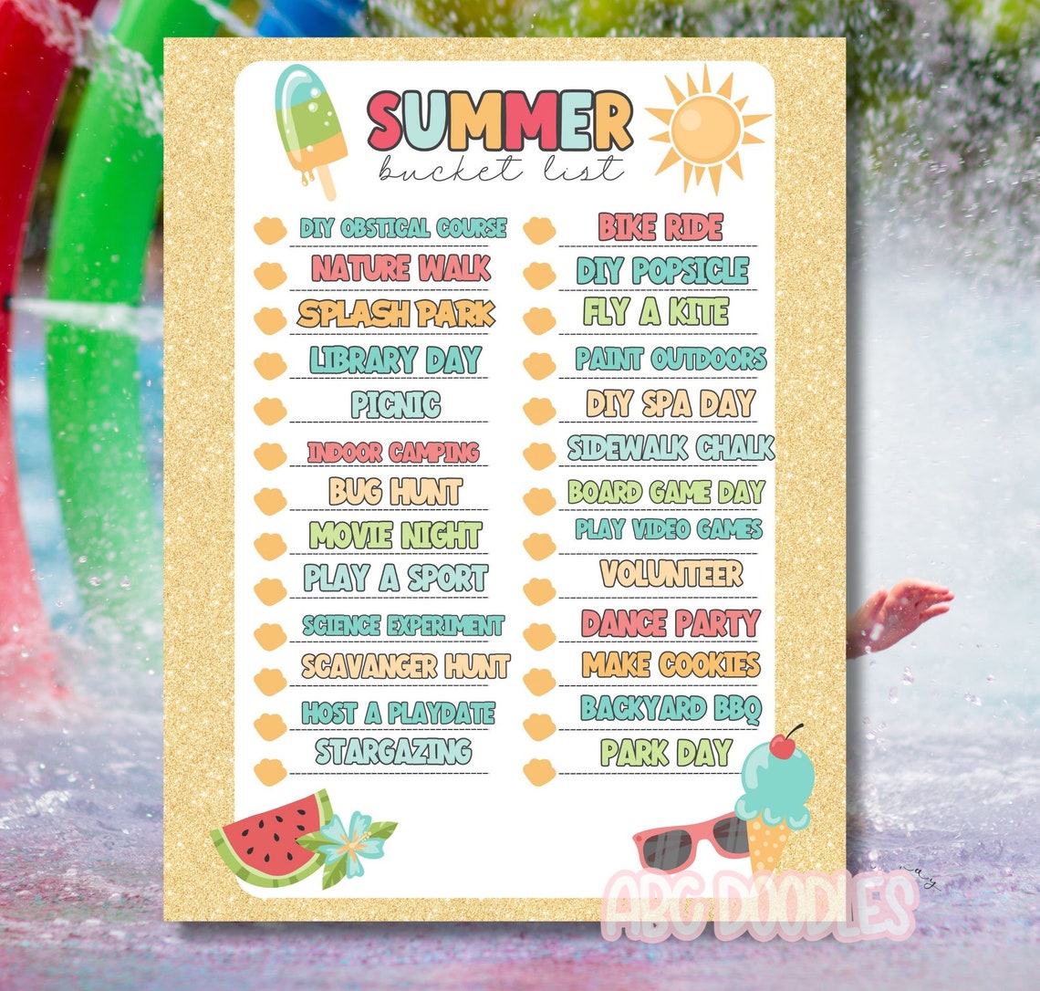 Free SUMMER Activities BUCKET LIST | Summer Bucket List Ideas | Summer ...