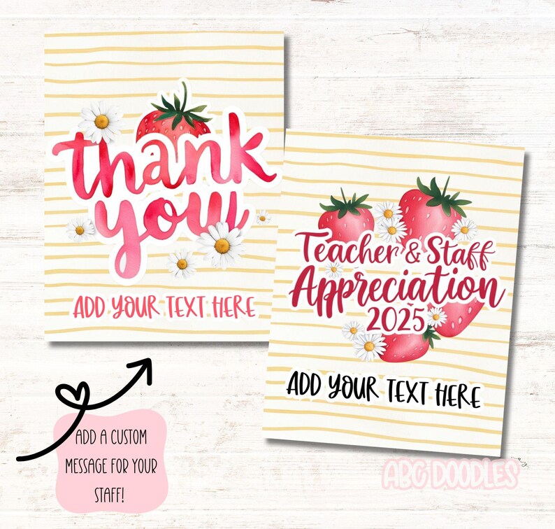 Editable Strawberry Teacher and Staff Week Itinerary | Teacher ...