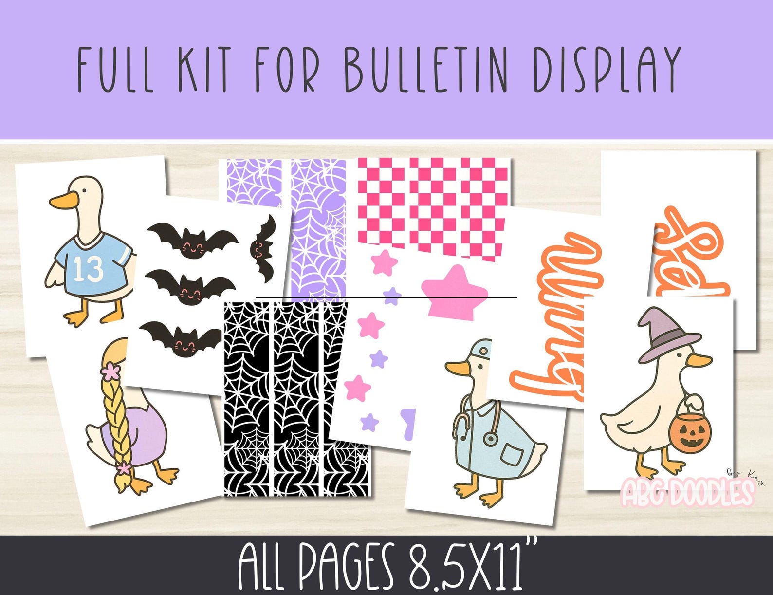 Halloween Silly Goose Bulletin Board | Fall Fun Classroom Decor ...