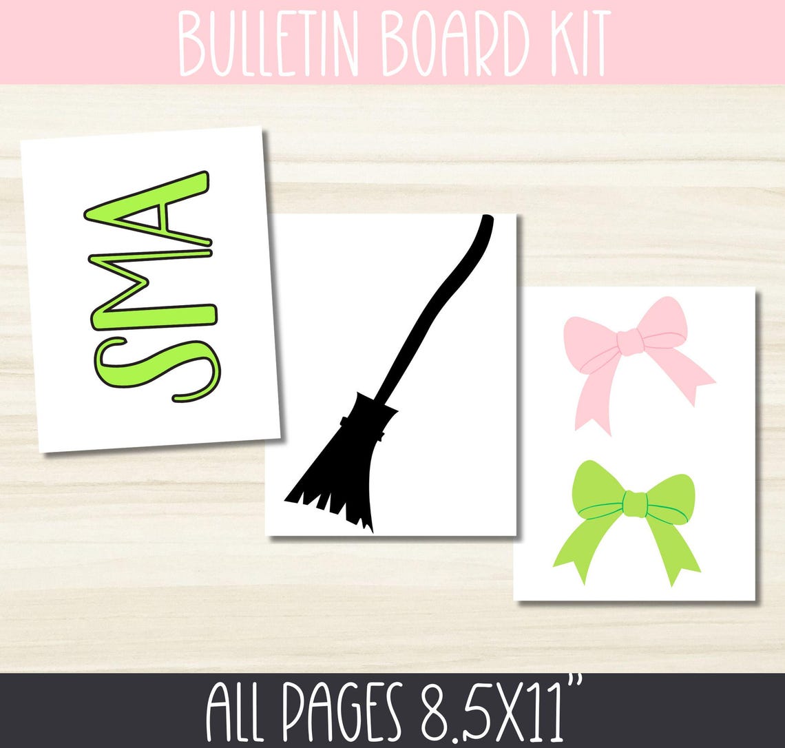 Our Class is Wicked Smart | Pink and Green Bulletin | Fairytale ...