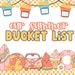 Summer Bucket List Bulletin Board Kit: Groovy Classroom Decor - Etsy