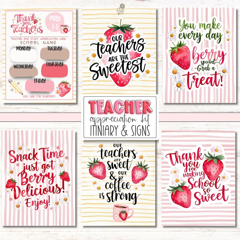 Strawberry Theme - Etsy