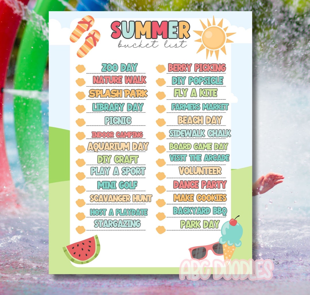 SUMMER BUCKET LIST | Summer Bucket List Ideas | Summer Activities for ...