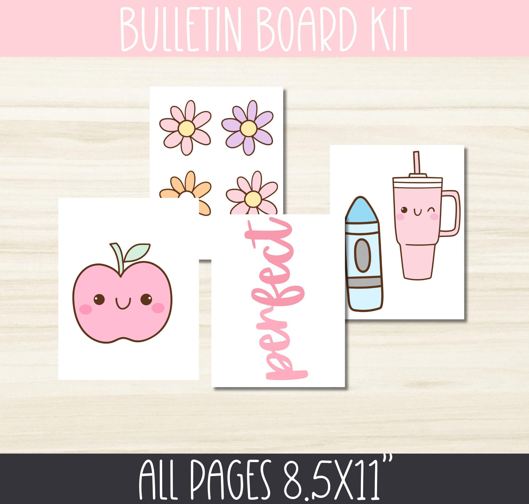 Retro Valentine Bulletin Board Kit: Classroom Decor (instant Download ...