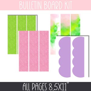 Wicked Witch Bulletin Board Kit: Pink & Green Classroom Decor (instant ...