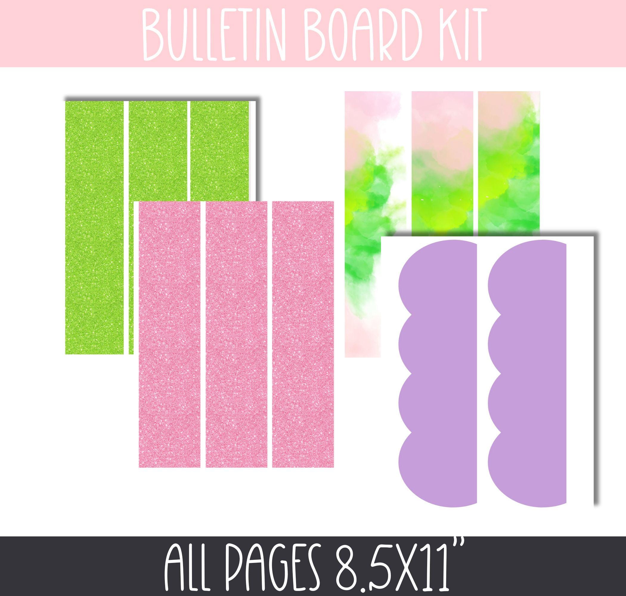 Wicked Witch Bulletin Board Kit: Pink & Green Classroom Decor (instant ...