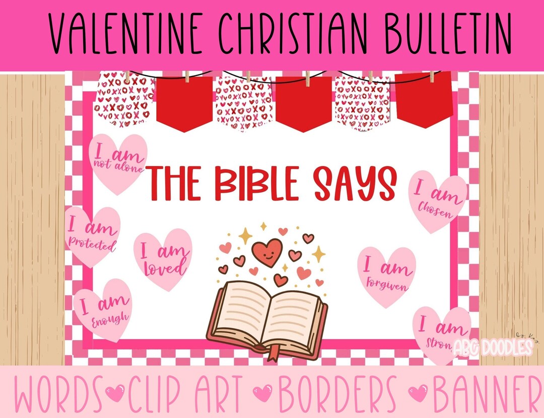 Christian Bible Valentine | God's Promises Are Sweet Kindness Valentine ...