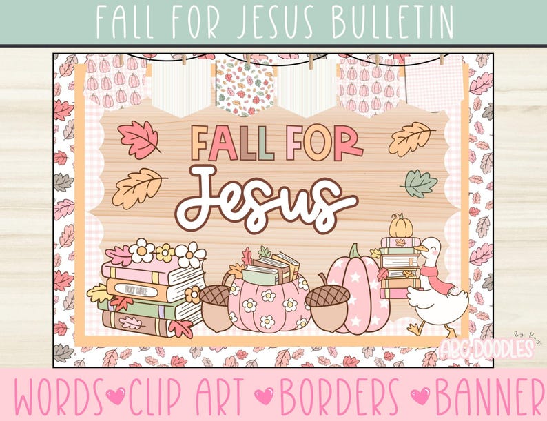 Christian Fall Bulletin | Sunday School Bulletin | Fall for Jesus ...