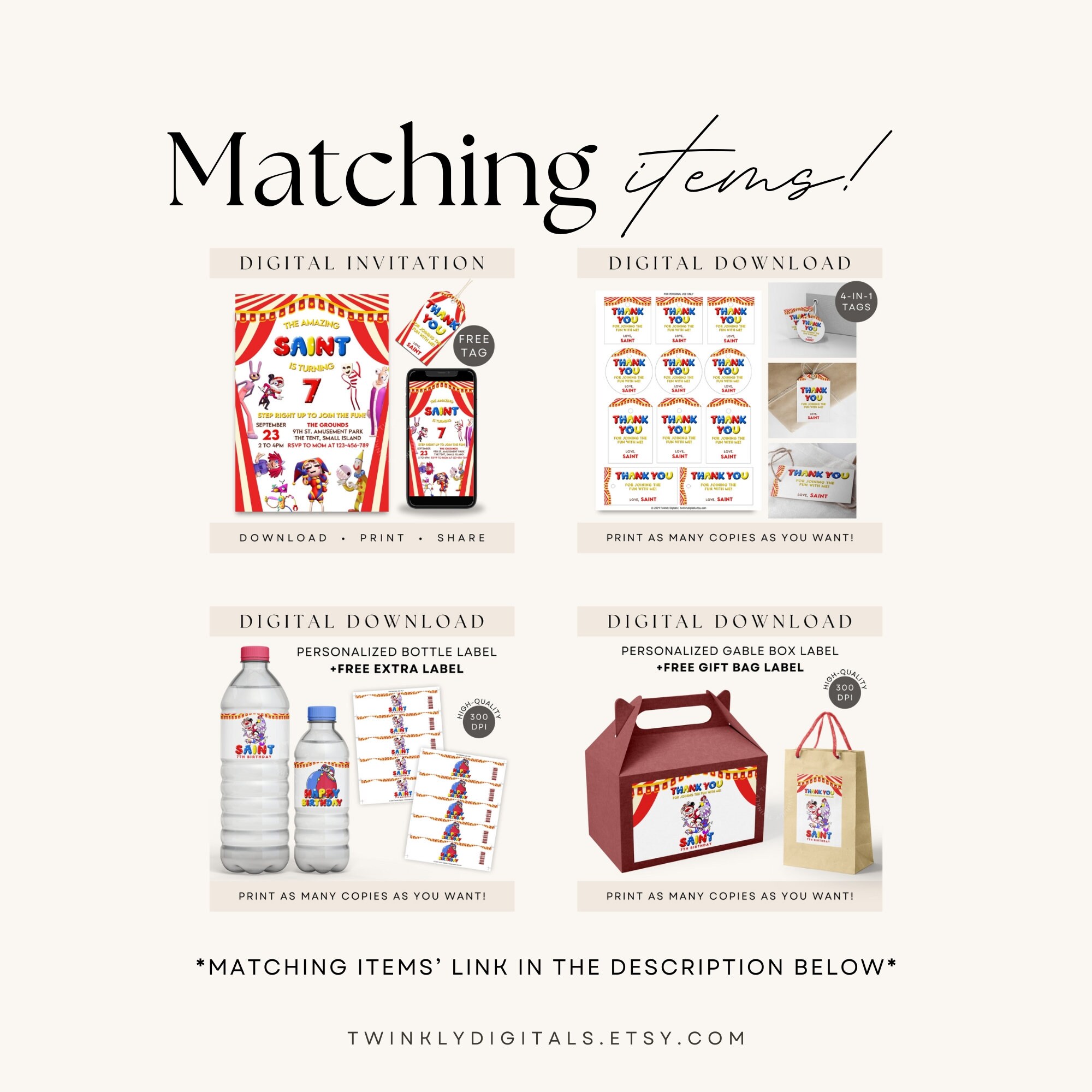 Amazing Digital Circus Chips Bag Label FREE Juice Pouch Label Printable ...