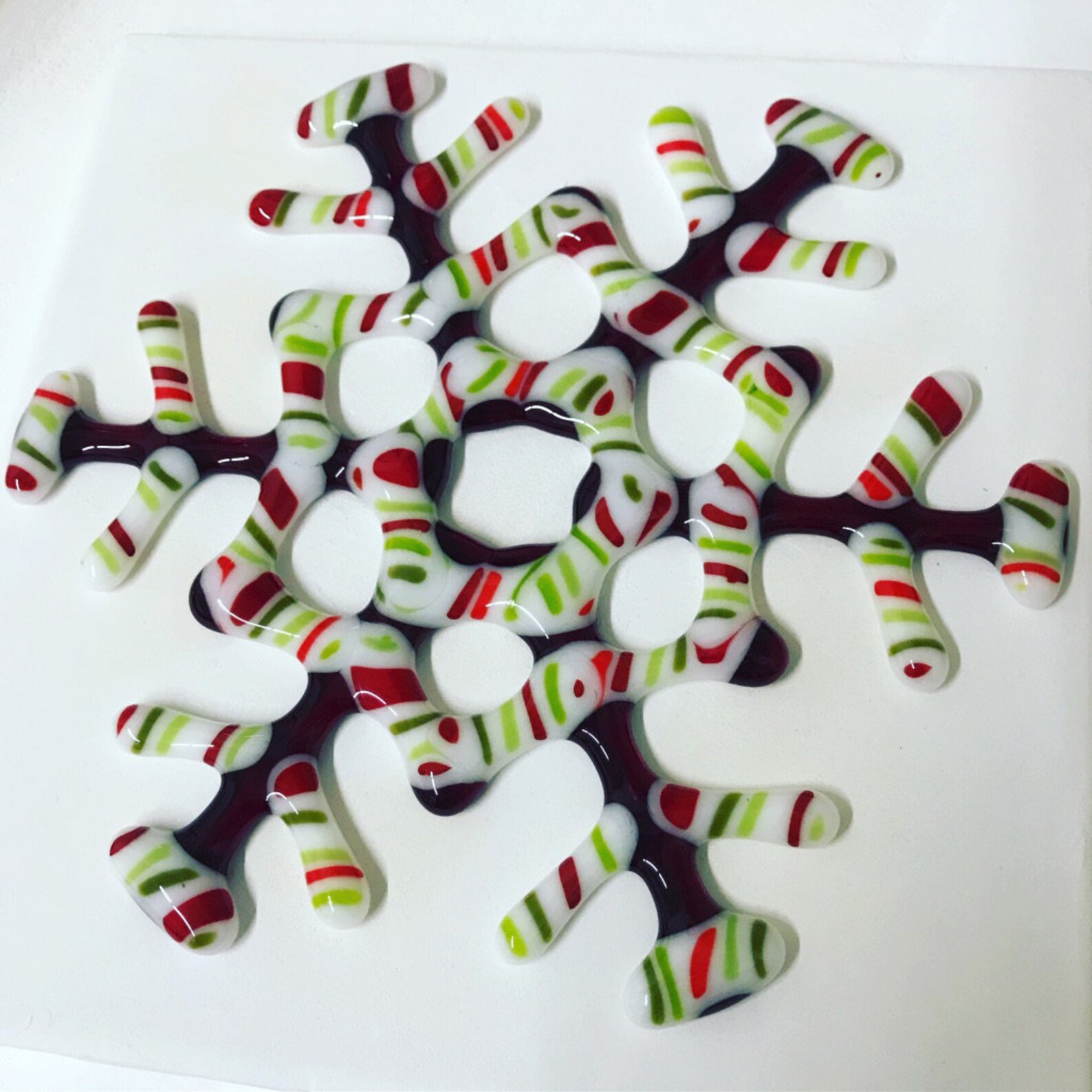 Part Two - How to Make Fused Glass Snowflakes Additional Patterns - Etsy