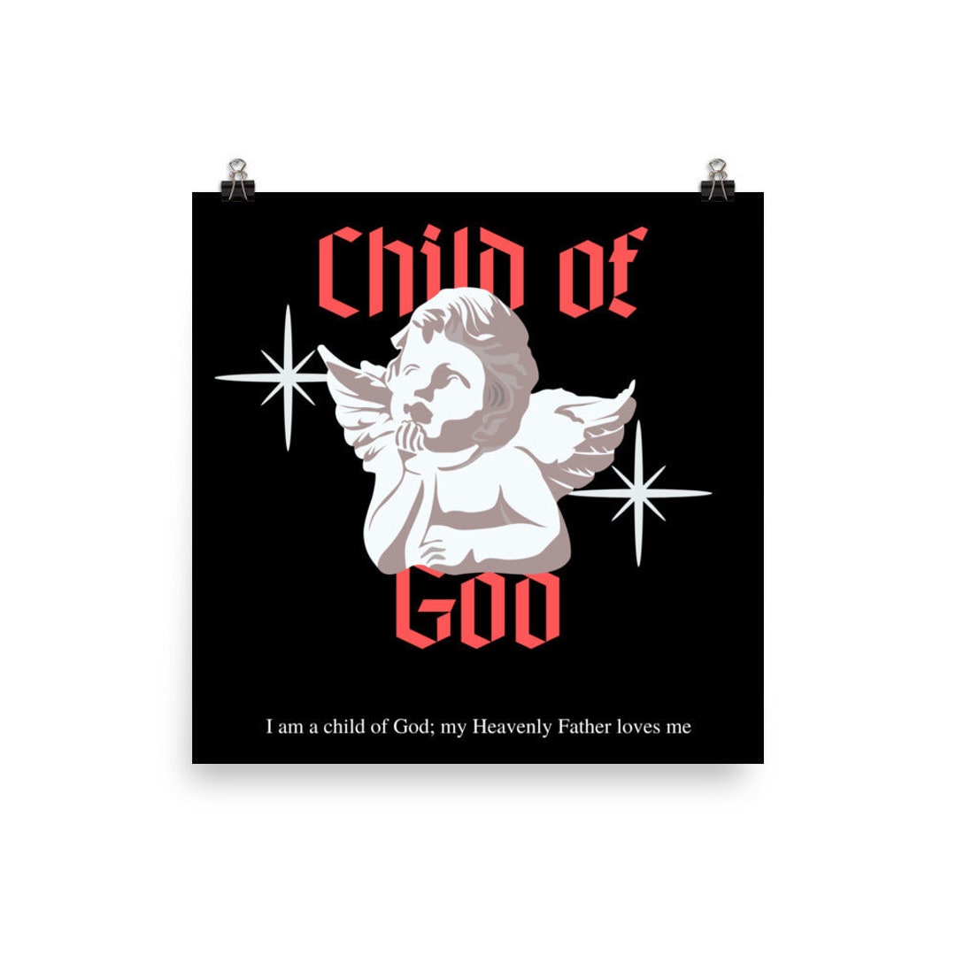 Child of God Poster - Etsy