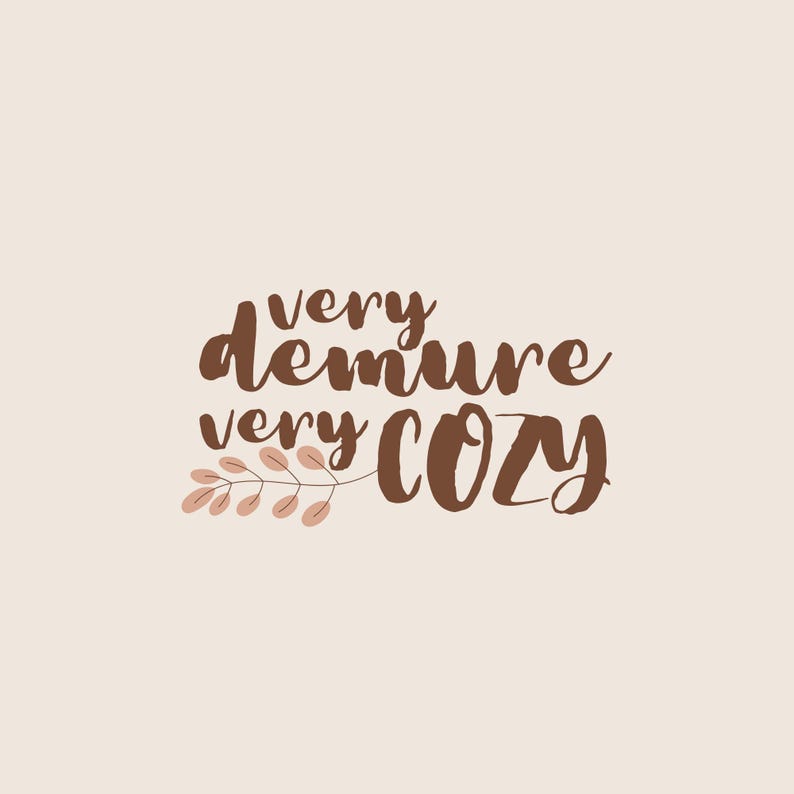 Very Demure Very Cozy Season PNG Package, Autumn Very Mindful SVG for ...