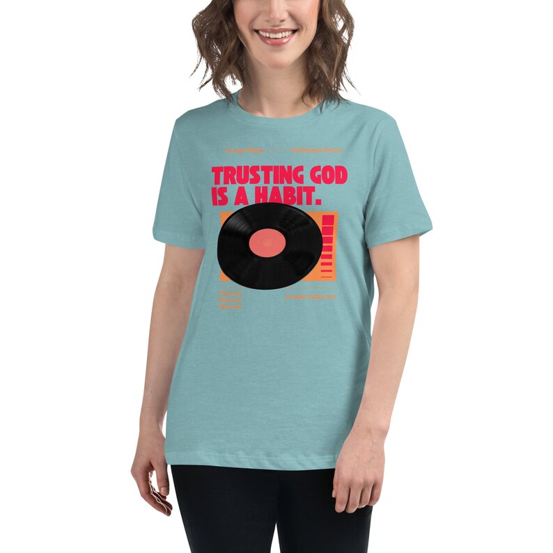 Trusting God is a Habit T-shirt, Christian T-shirt, Jesus Tee, Bible ...