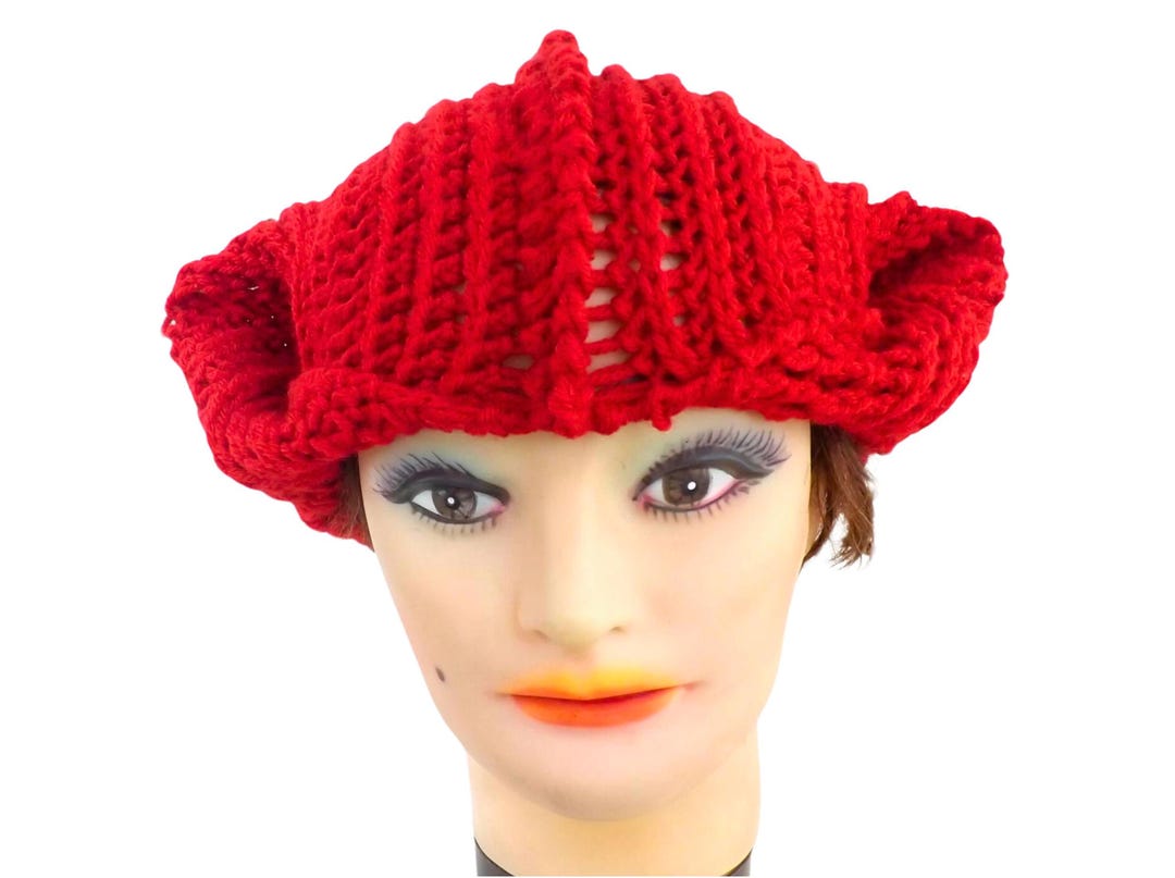 Möbius Twist Cat Ear Beanie Crochet Pattern, Stylish Crochet Hat by ...