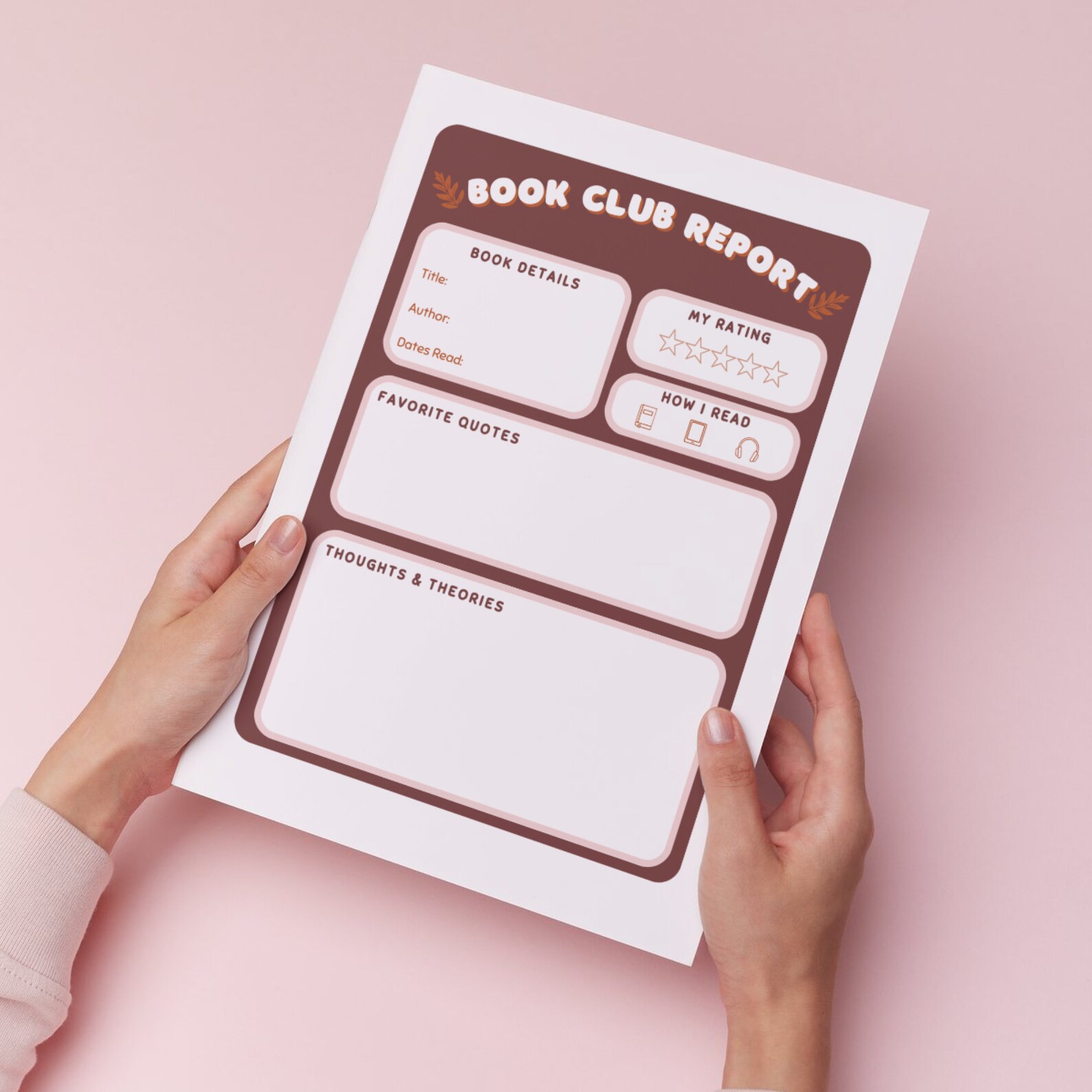 Fall Book Club Bundle | Book BINGO | Book Club Report | Book Club ...