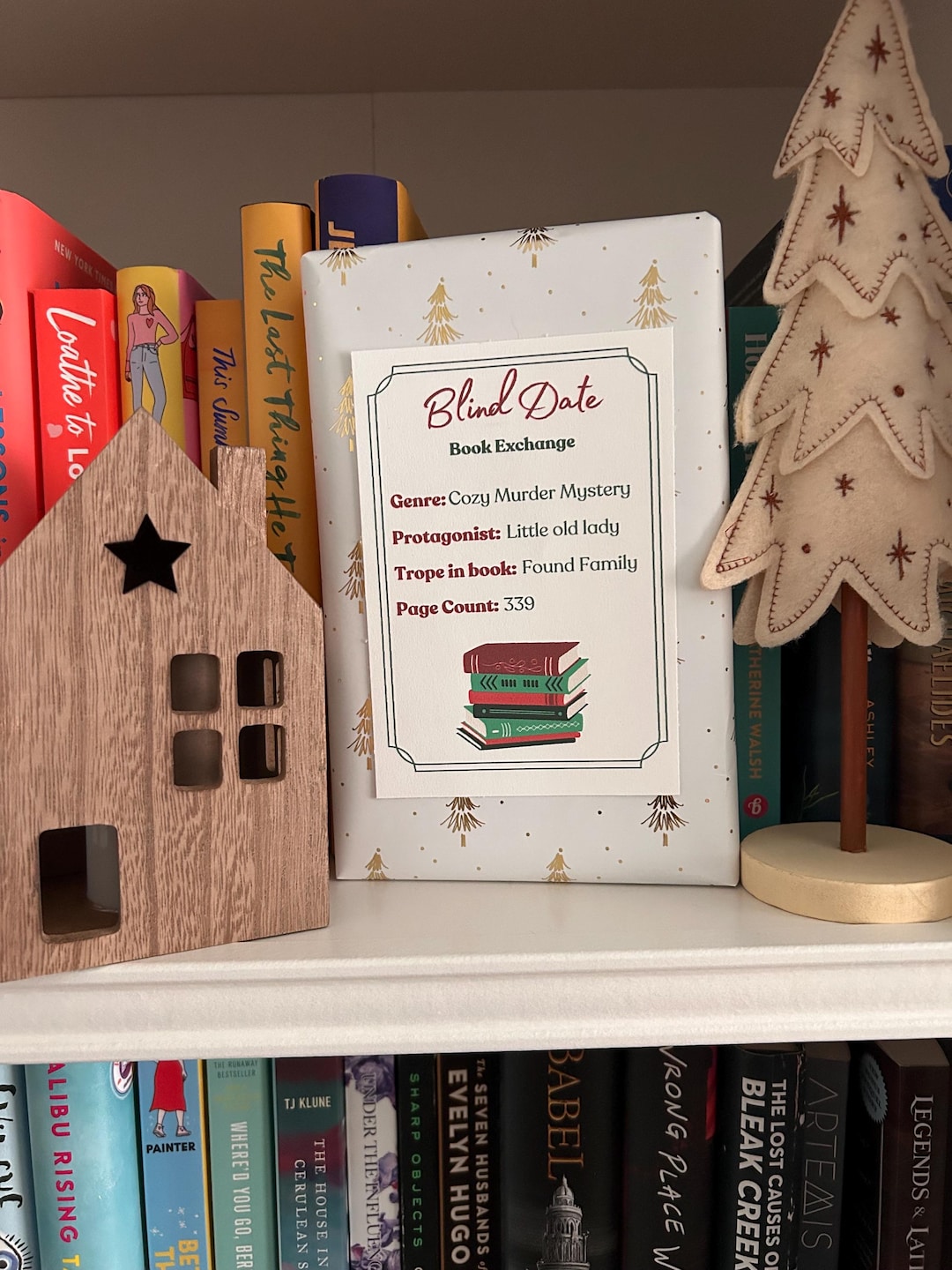 Blind Date Book Exchange Template | Mystery Book Tag Template | Bookish ...