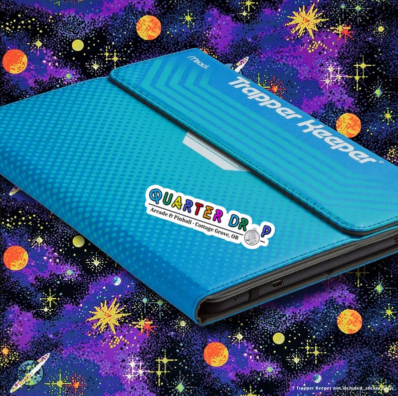 Quarter Drop Arcade Logo (x1) Premium Die Cut High Gloss Vinyl ...