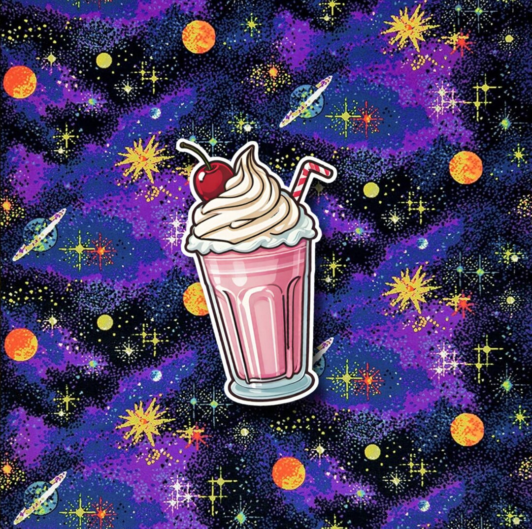 Old-fashioned Milkshake (x1) Premium Die Cut High Gloss Vinyl ...