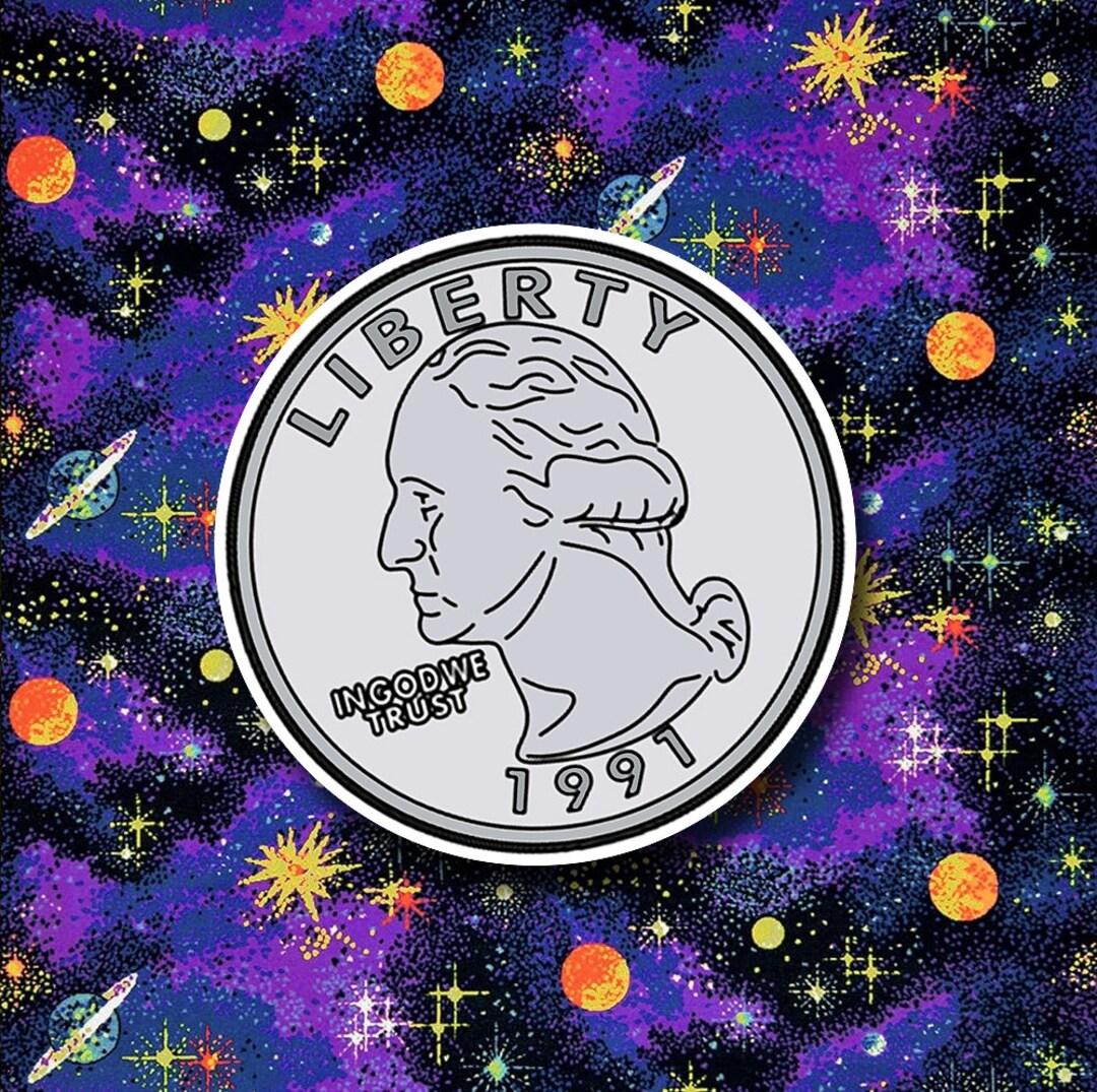 Jumbo USA Quarter x1 Premium Die Cut High Gloss Vinyl Waterproof ...