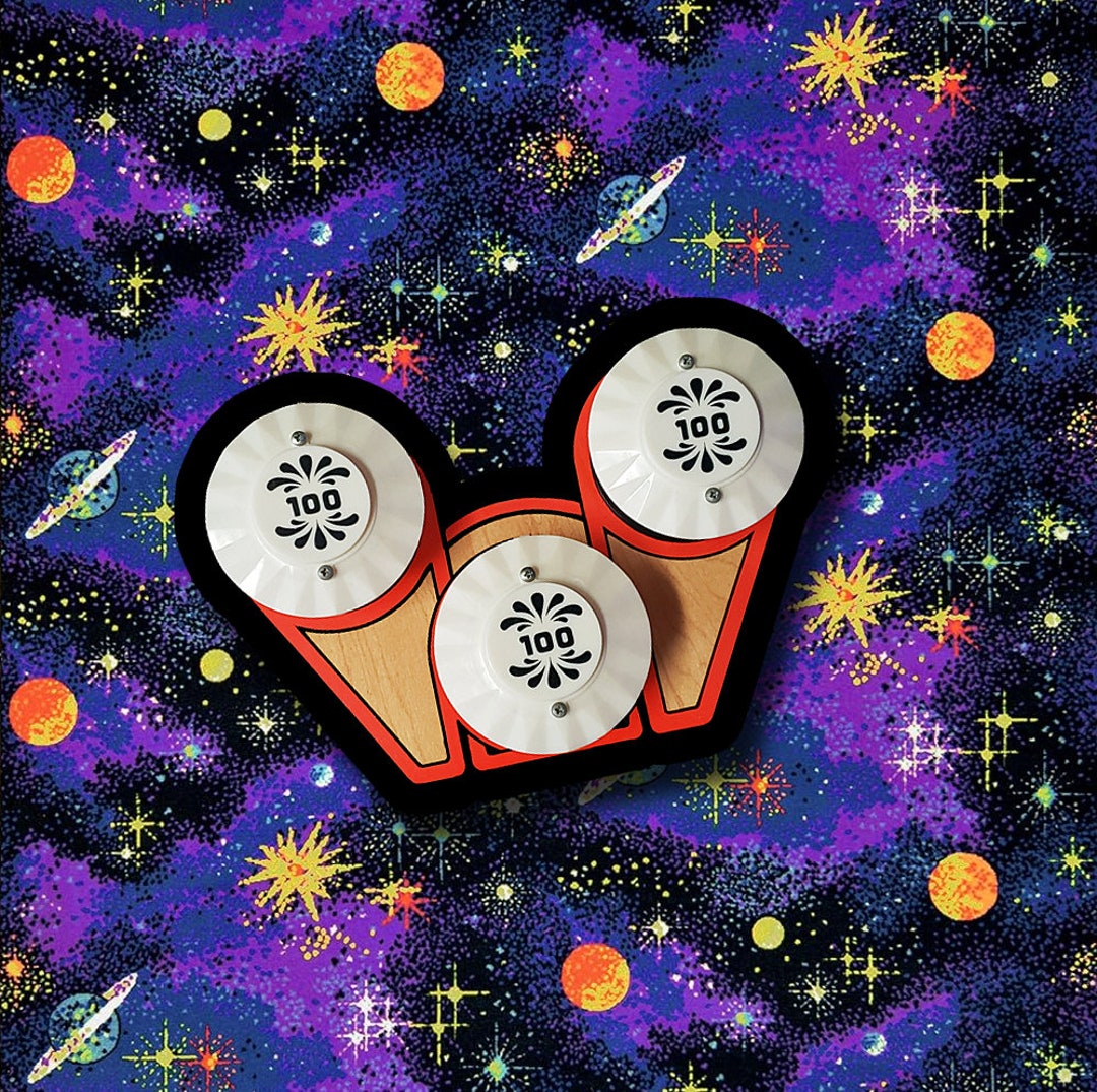 Retro Pinball Pop Bumpers (x1) Large Premium Die Cut High Gloss Vinyl ...