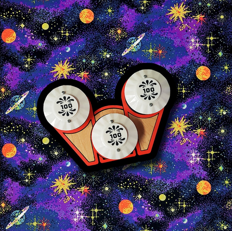 Retro Pinball Pop Bumpers (x1) Large Premium Die Cut High Gloss Vinyl ...