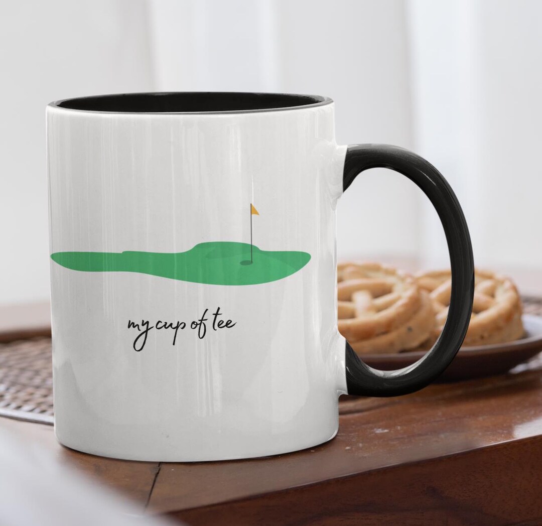 My Cup of Tee Coffee Mugs for Birthday 11oz Ceramic, Dad Mom Golf Cart ...