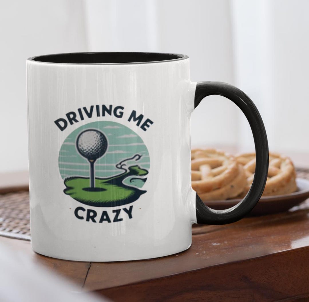 Driving Me Crazy Coffee Mugs for Birthday 11oz Ceramic, Dad Mom Golf ...