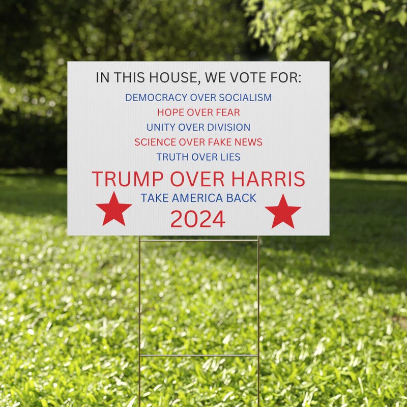Trump Yard Signs Free - Etsy