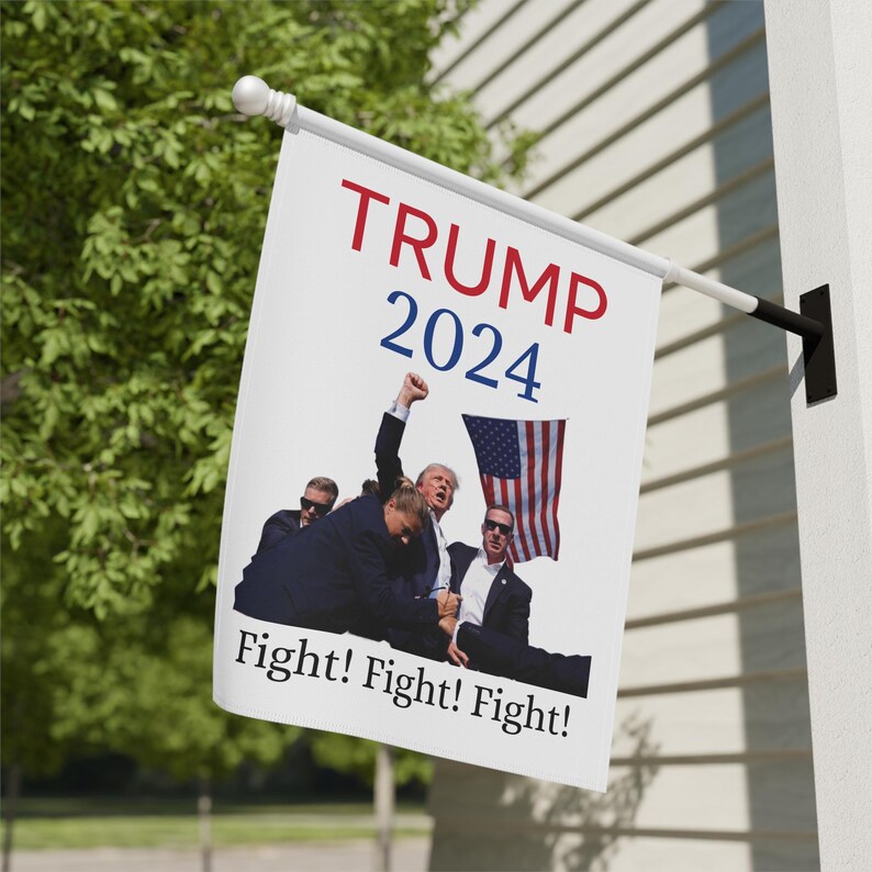 Trump Vance 2024 Election Garden & House Banner, Republican Yard Sign ...