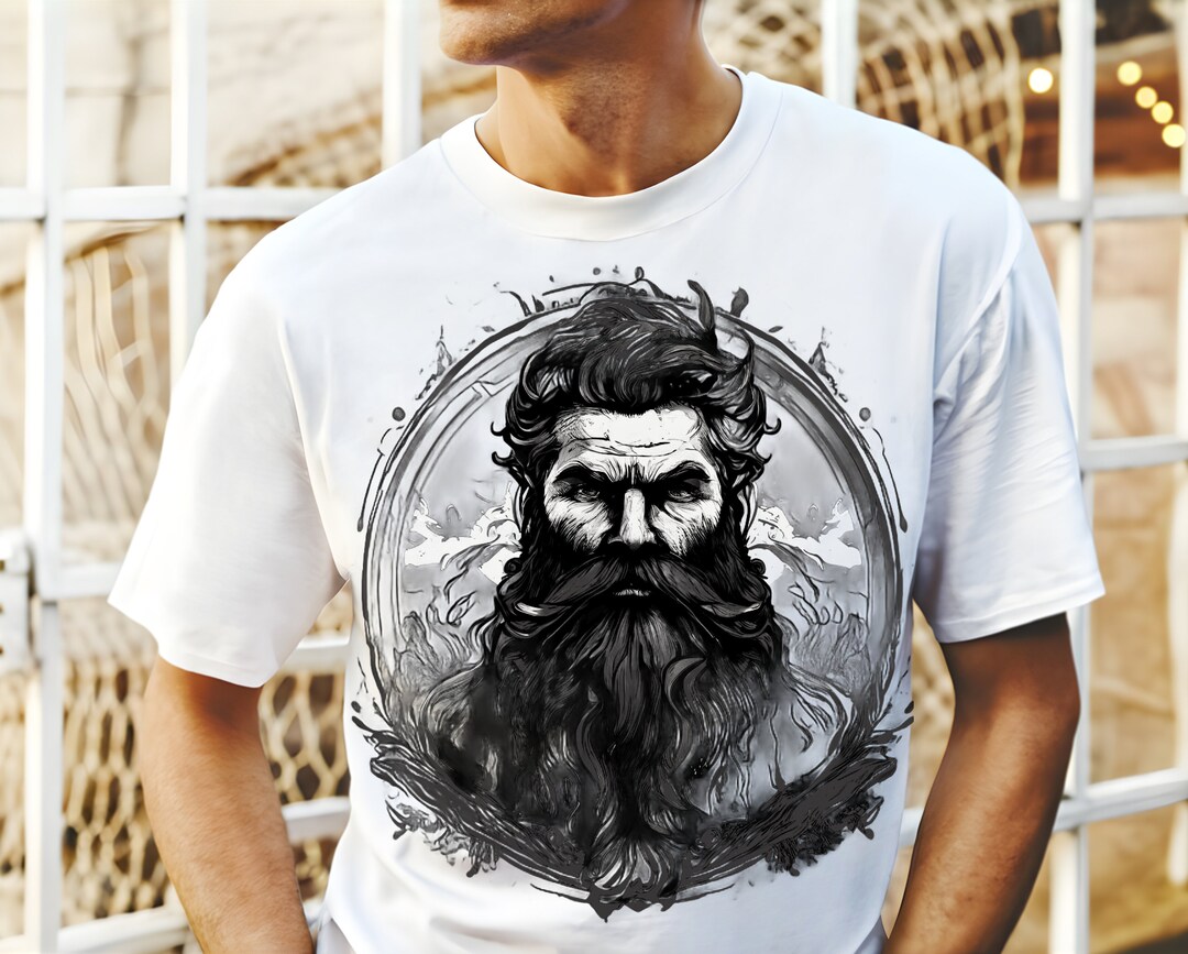 Bearded Man T Shirt - Etsy