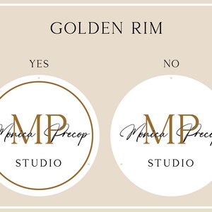 Round Acrylic Business Sign | Salon Sign | 3D Round Logo Sign for ...