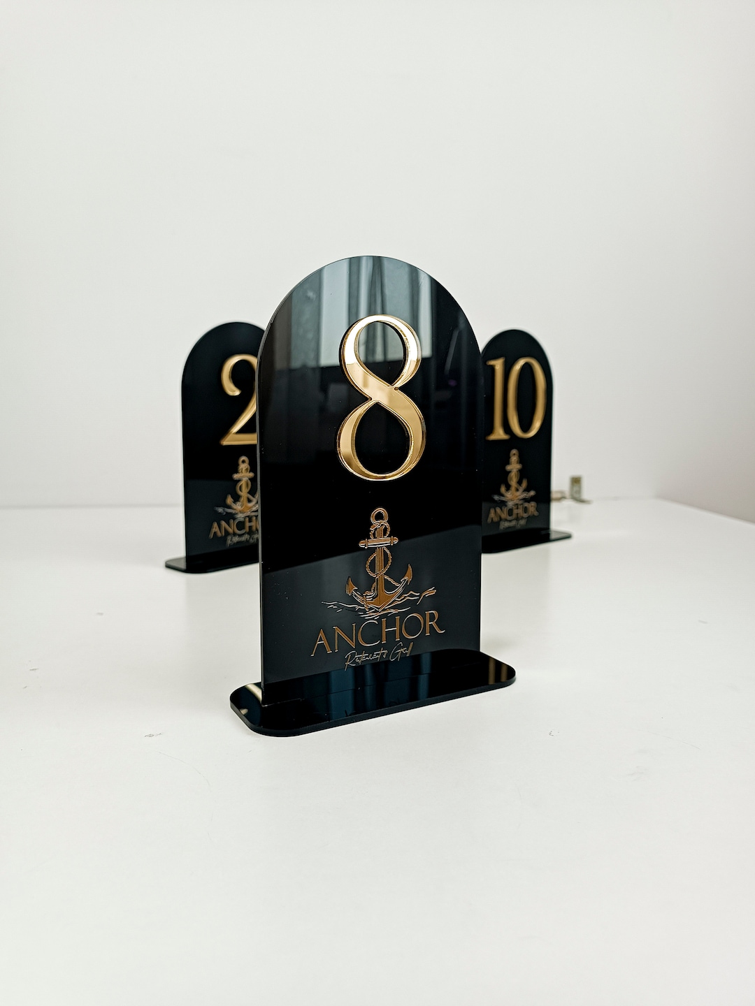 Acrylic Restaurant Table Numbers Table Numbers With Logo Restaurant ...