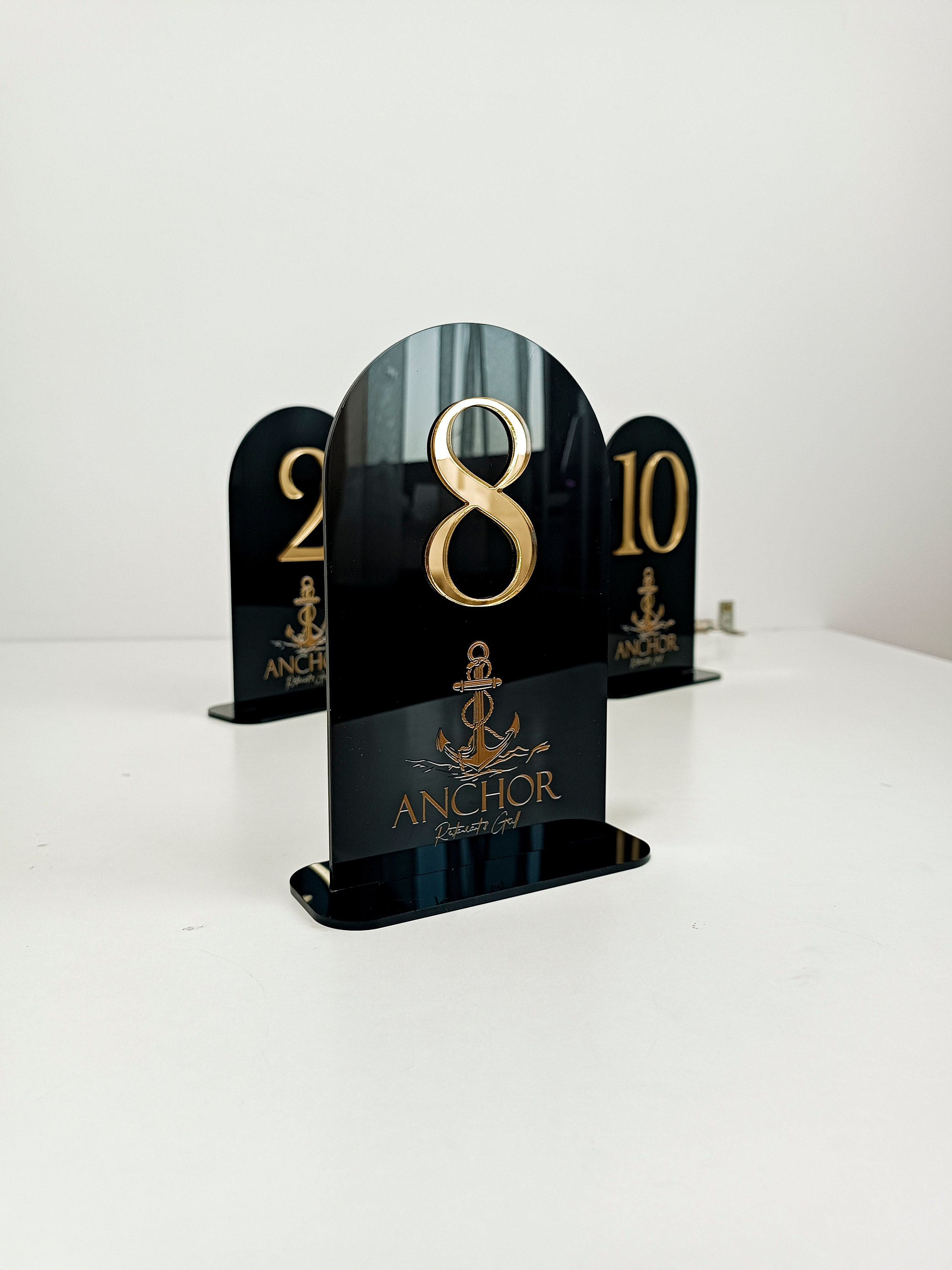 Acrylic Restaurant Table Numbers Table Numbers With Logo Restaurant ...