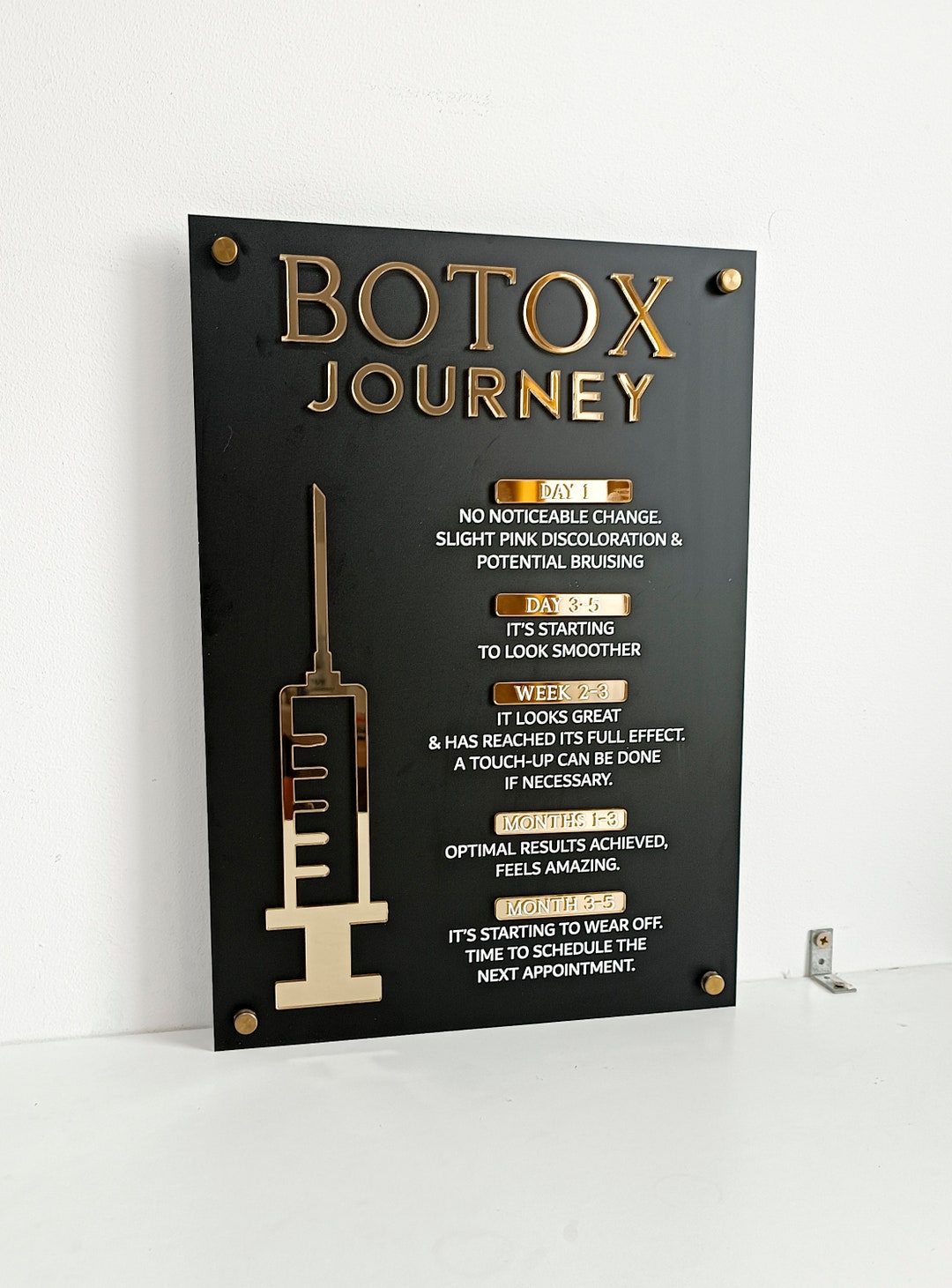 Botox Acrylic Sign Botox Aftercare Salon Sign Aesthetics Aftercare Sign ...