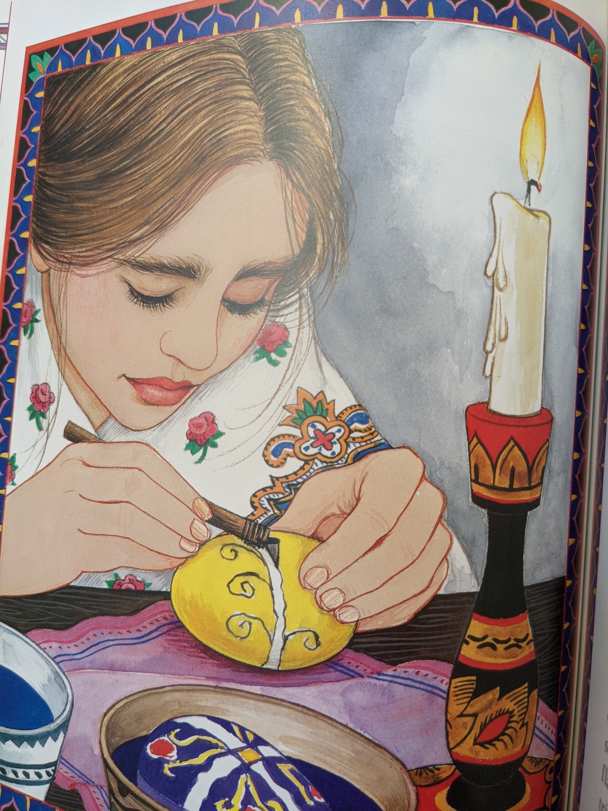 Magic Babushka 90s Childrens Book Ukrainian Easter Egg Tale Folk Art ...