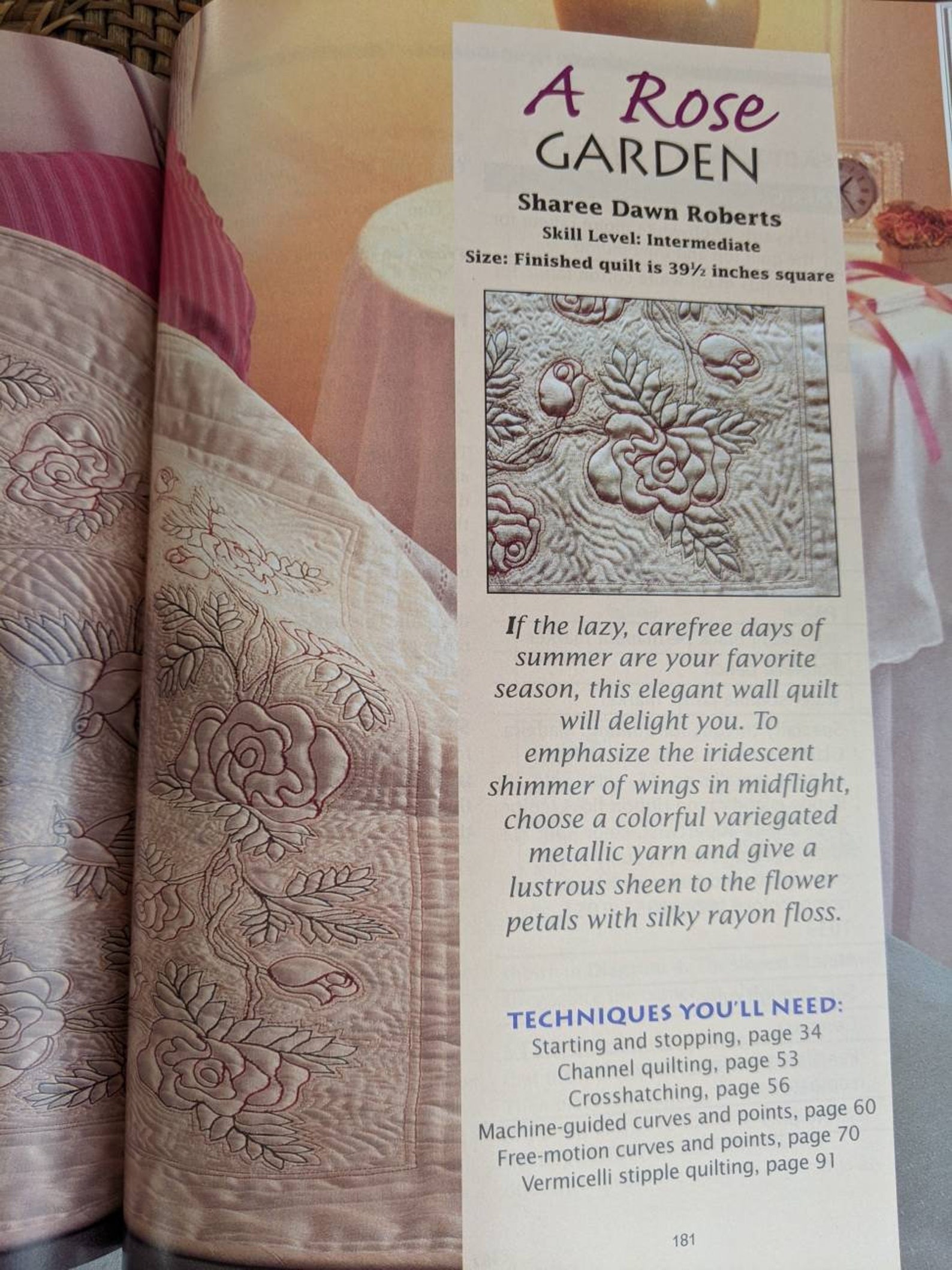 EASY Machine Quilting 12 Step by Step Lessons Project Patterns Rodale ...