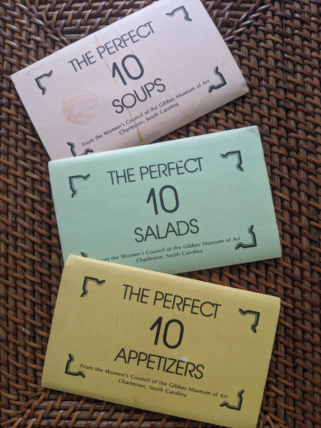 Vintage Recipe Packets 80s Gibbes Museum of Art Womens Council ...