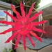 Red Stained Glass Sun Face Suncatcher - 16 Inch Diameter - Etsy
