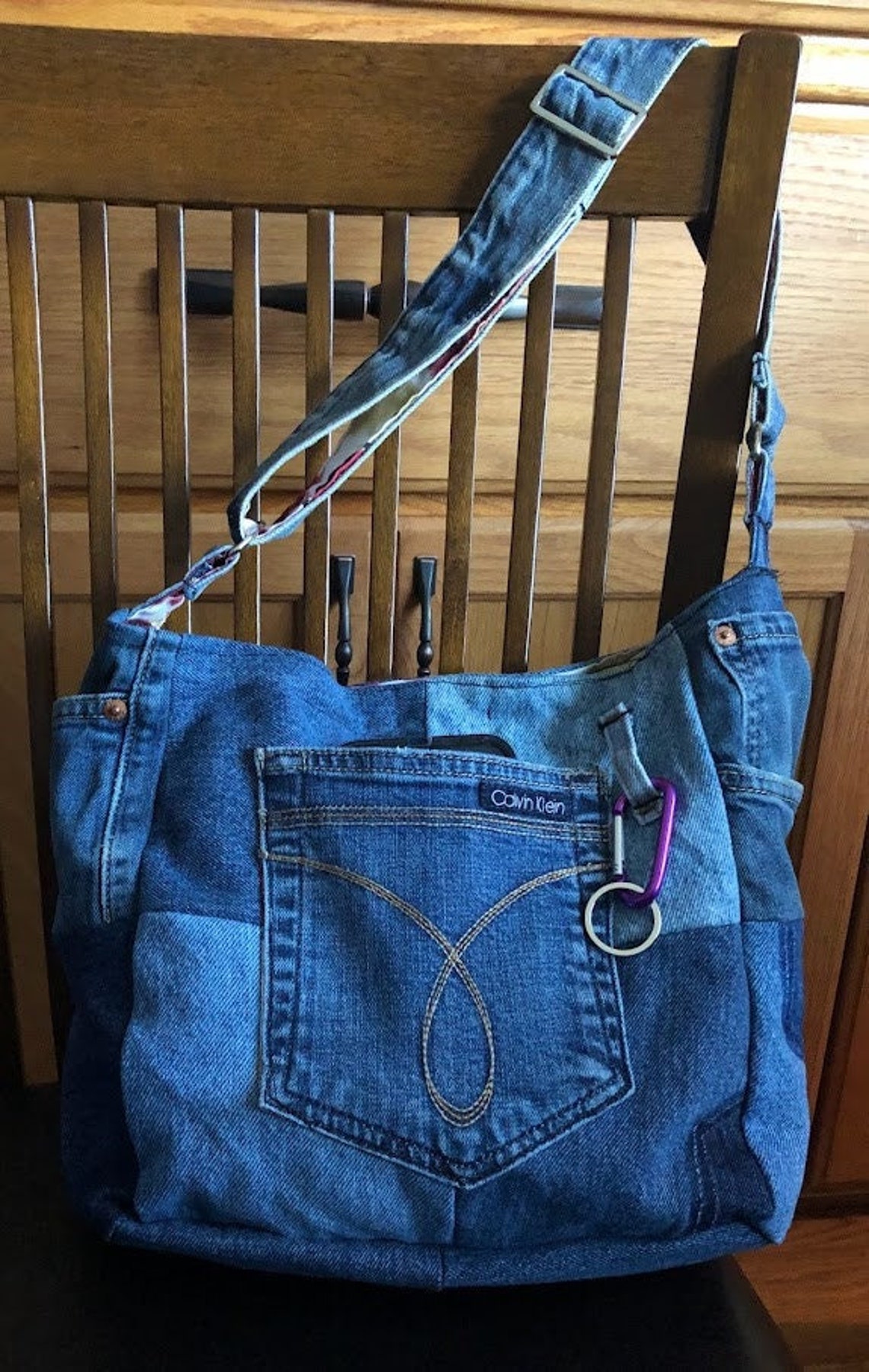 SF 49ers Denim Purse: Upcycled Football Theme Bag - Etsy