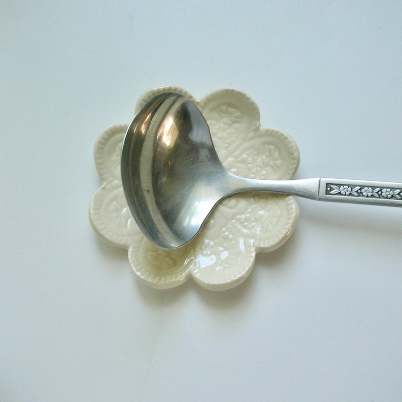 Ceramic Flower Plate - Etsy